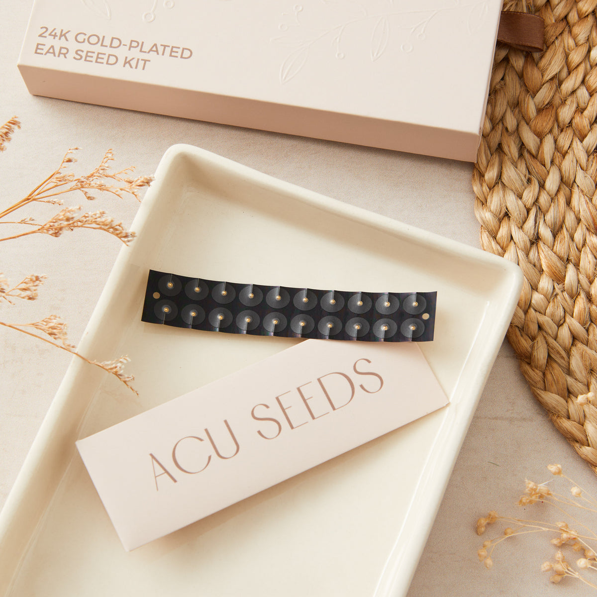 24k Gold/Silver Plated Ear Seed Kit - Acu Seeds – East Healing